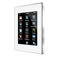 Zennio ZVI-Z41PRO Полноцветная Емкостная Сенсорная панель Pro с IP ...